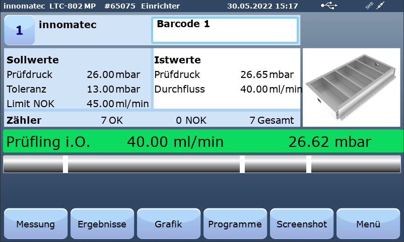 LTC-802 MP Leck-Testcomputer | Schnelle Lecksuche bis 200L - innomatec